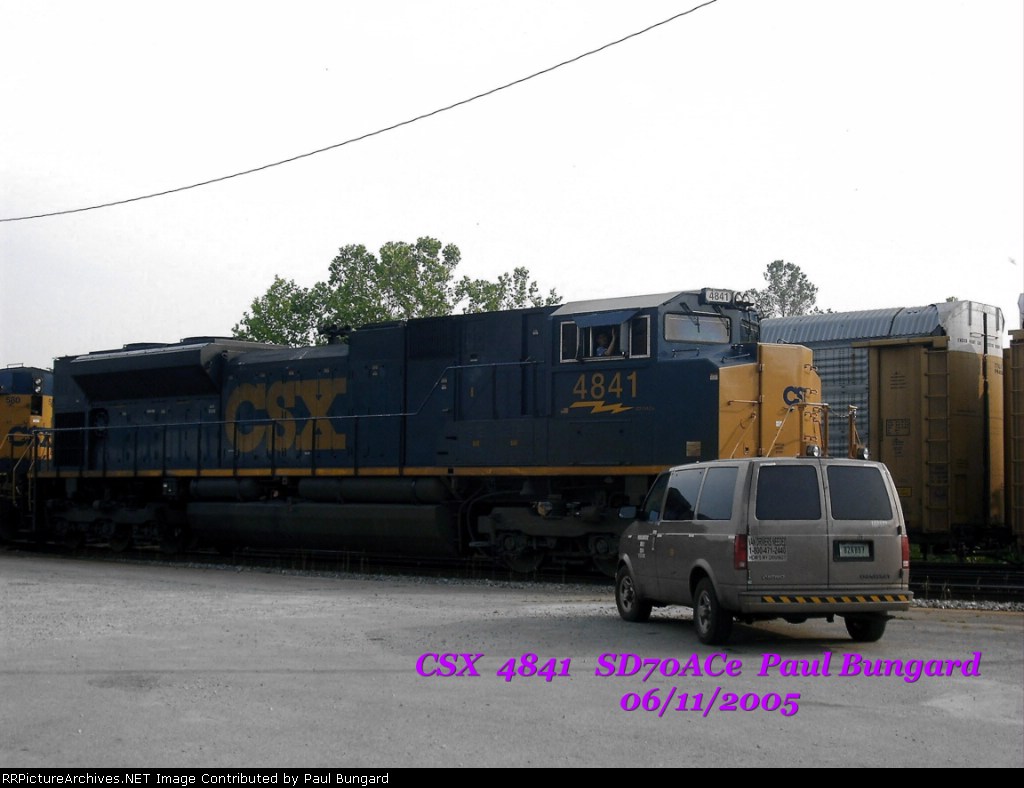 CSX 4841 SD70ACe 06/11/2005